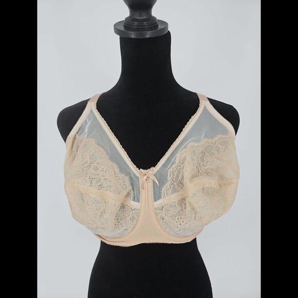 Wacoal | Intimates & Sleepwear | Wacoal Retro Lace Floral Nude Beige ...